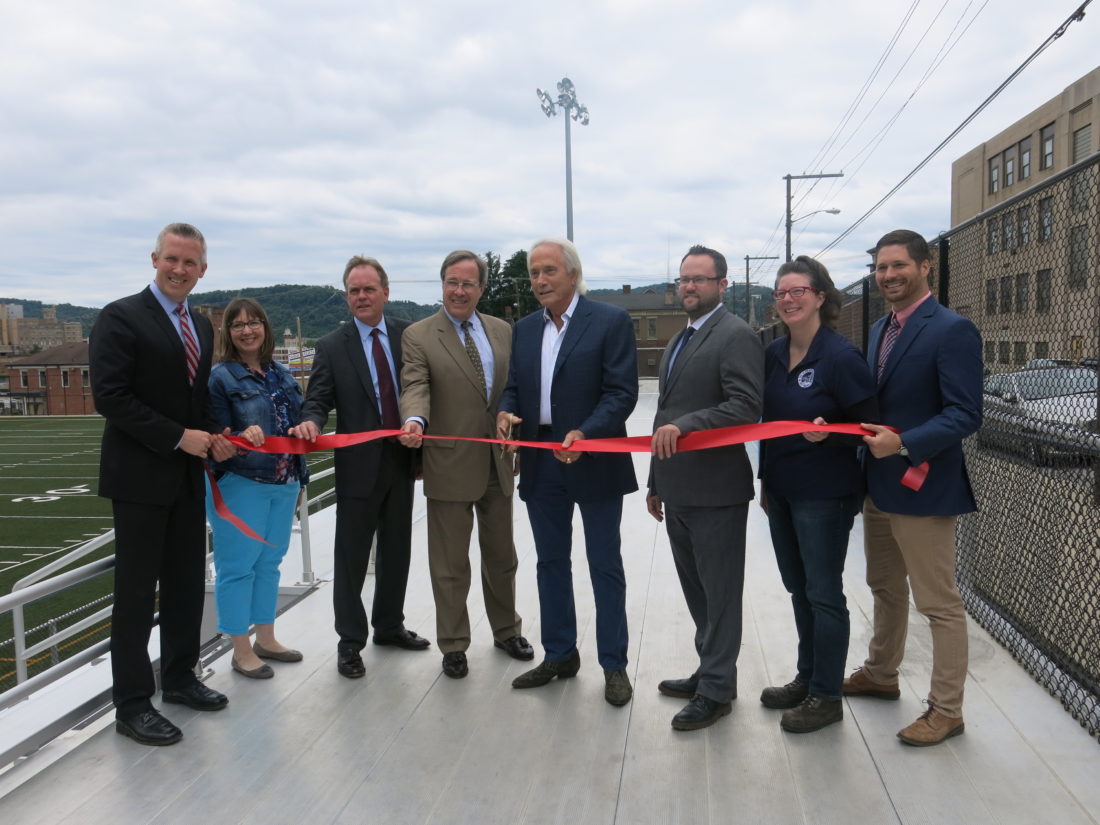 New Bleachers in Place At East Wheeling Complex | News, Sports, Jobs ...